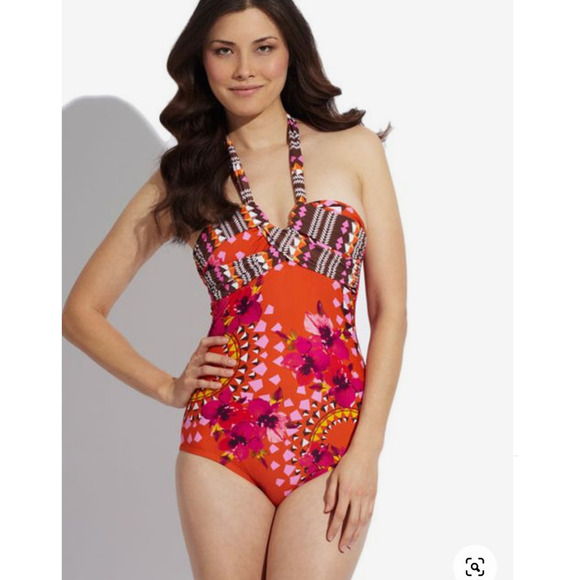 Leilani | Swim | Leilani Leilani Sweetheart Halter One Piece Retro Swimsuit | Poshmark